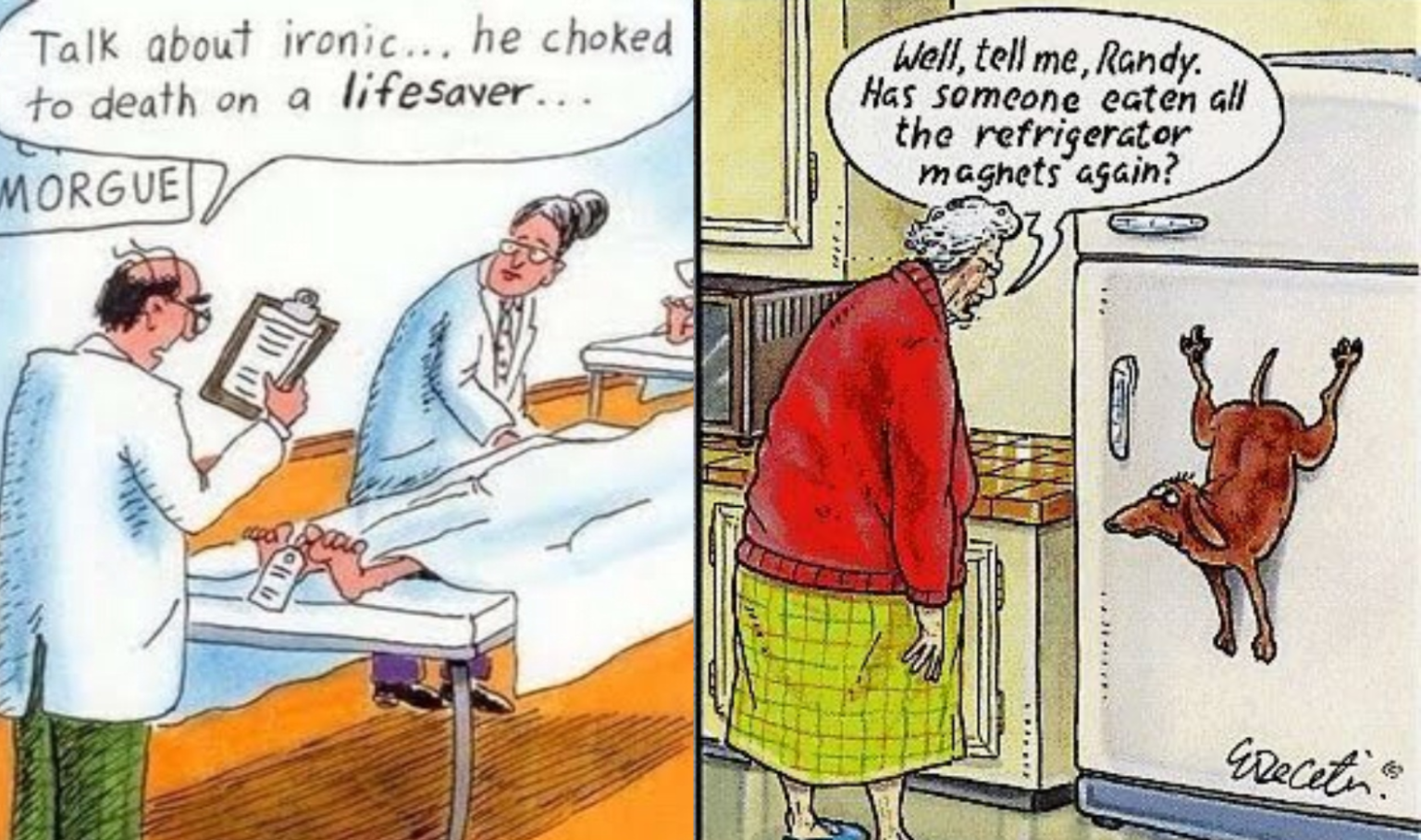 20 Cartoons for Fans of Old Age Jokes and Humor