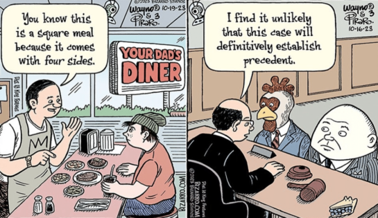 20 unique comic one-panel sketches featuring absurd