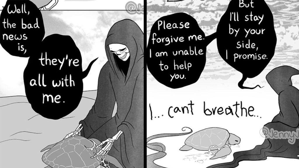 This Sea Turtle Comic by Jenny Jinya Will Make You Cry