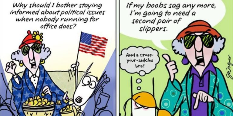 20 Single-Panel Comics By Maxine About The Adventures of Old Lady