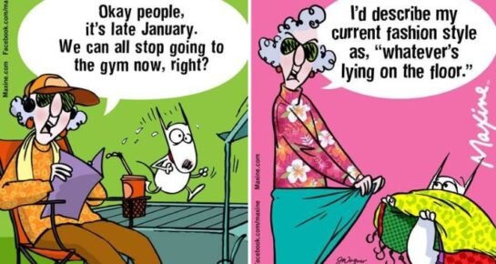 20 Hilarious One-Panel Jokes About the Silly Experiences of an Old Lady ...