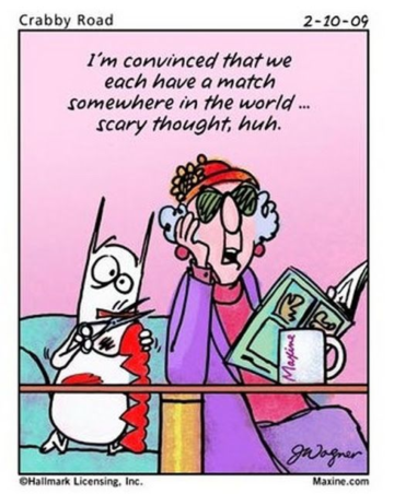 An Old Lady Maxine Makes People Laugh With Her 20 Single-Panel Cartoons