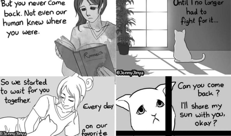 Jenny Jinya Creates Sad Comics About Life And Death (19 Drawings)