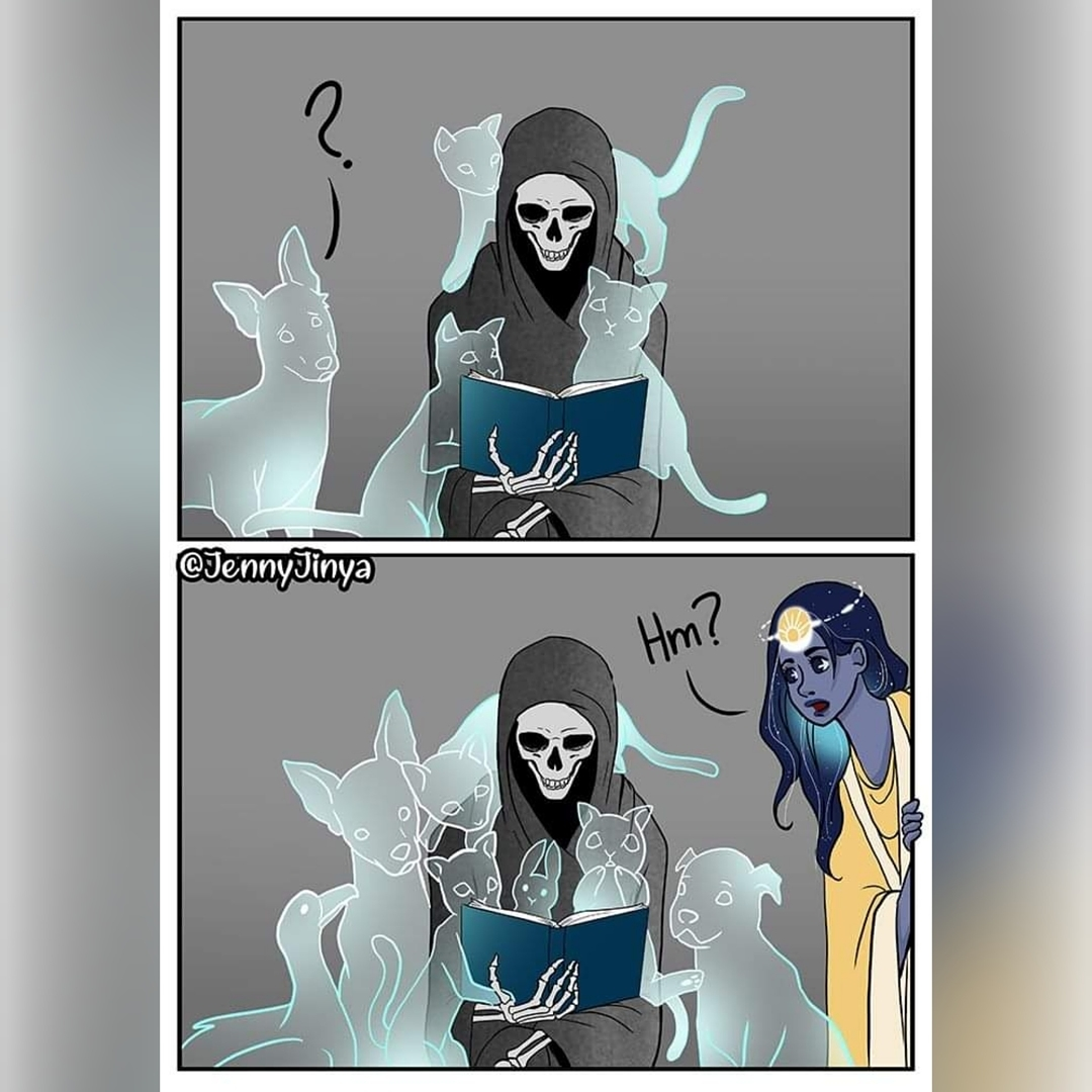 Jenny Jinya Creates Sad Comics About Life And Death (19 Drawings)