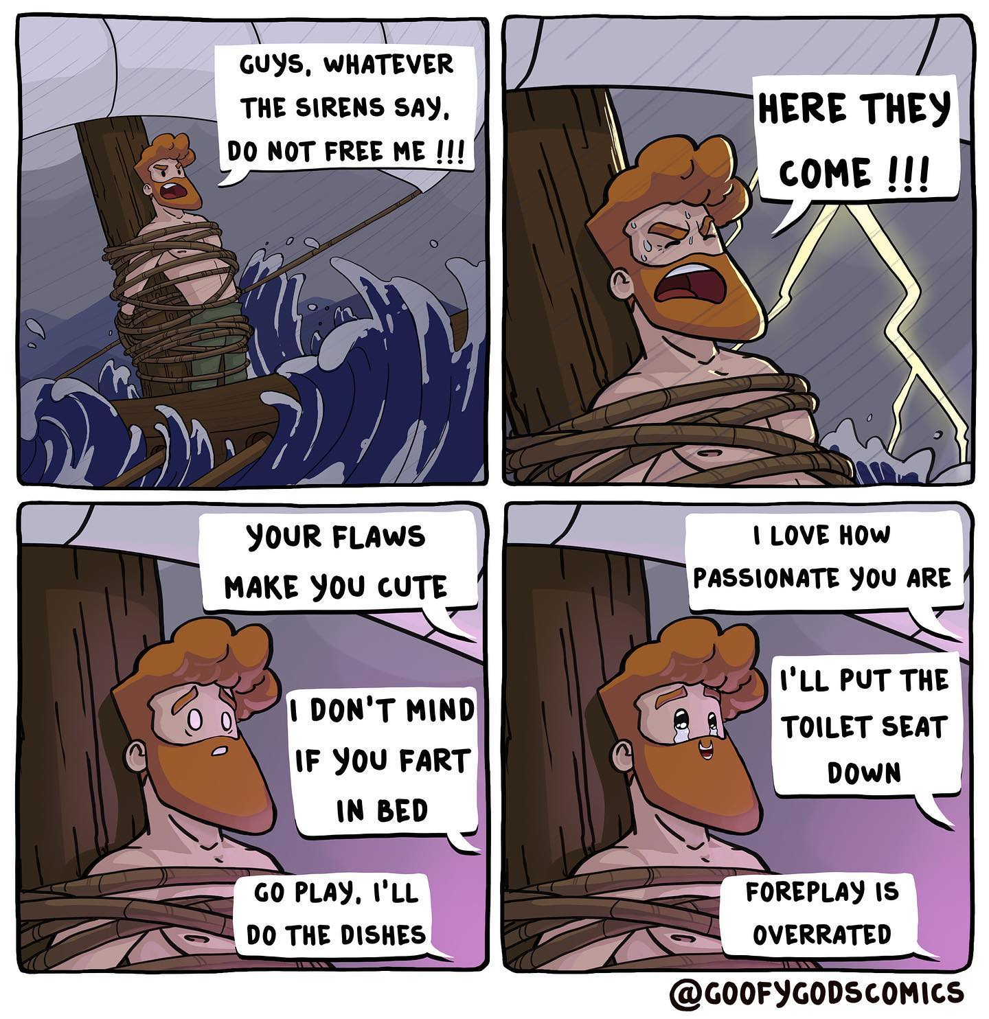 20 Goofy Gods Comics Shows the Daily Lives of Gods in a Humorous Way