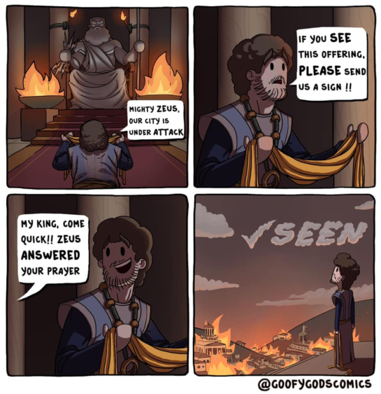 20 Goofy Gods Comics Shows the Daily Lives of Gods in a Humorous Way