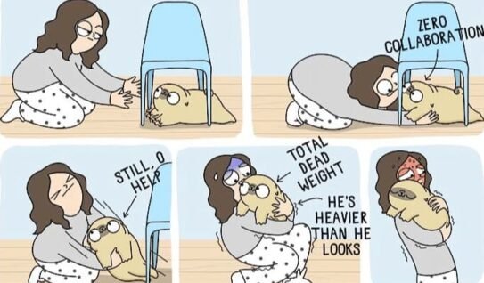 20 Adorable Comics Show a Dog Owner's Daily Routine