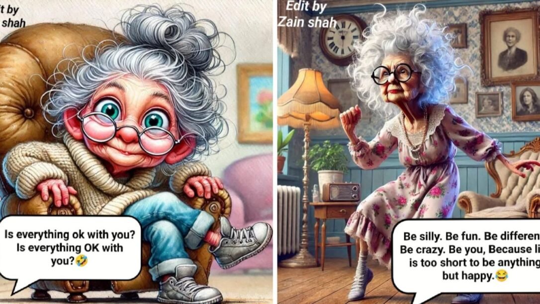 20 Funny Cartoons That Show Off an Old Lady's Fun