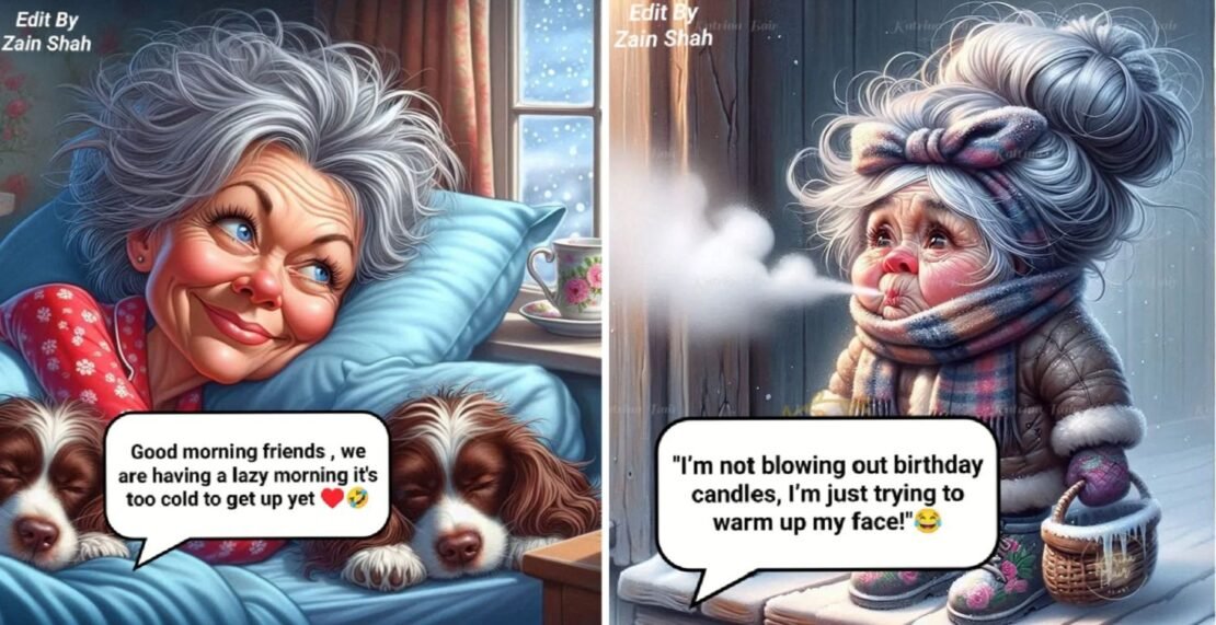 These 20 Old Lady Life Cartoons Will Lift Your Spirits