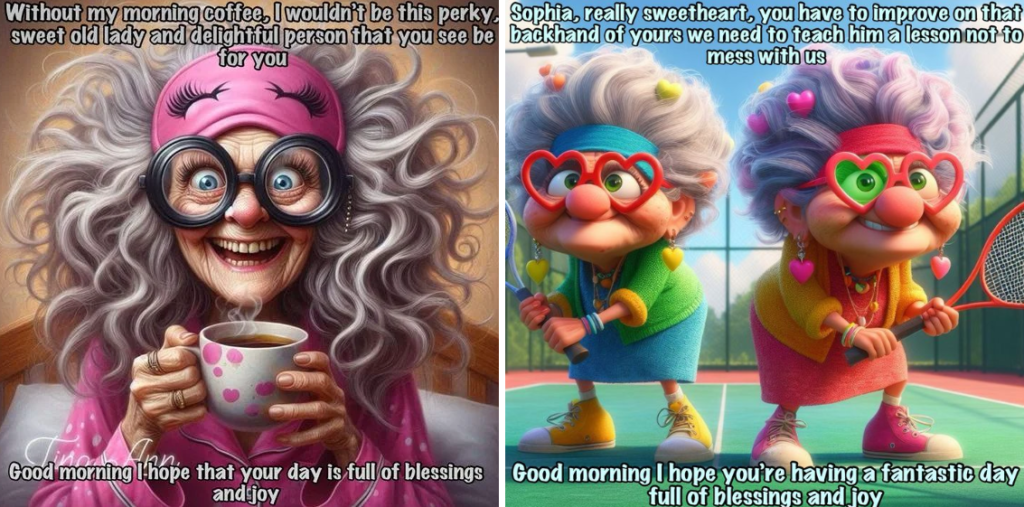 20 Funny Cartoons That Show Off An Old Lady S Fun