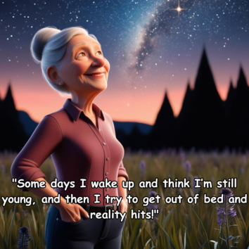 15 Cartoon Illustrations of Old Ladies That Will Bring You Joy