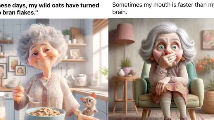 20 Funny Cartoons That Show Off an Old Lady's Fun