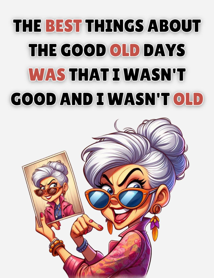 15 illustrations to see the world from an old lady's perspective