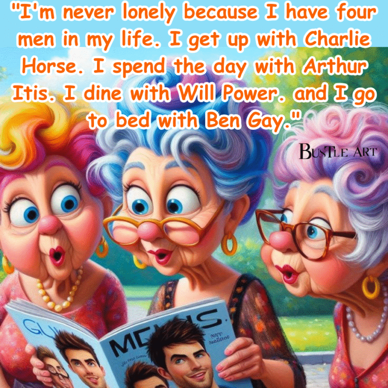 Elderly Lady's Timeless Wisdom and Gentle Humor