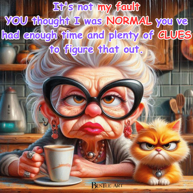 13+ Funny Old Lady Joke Illustration